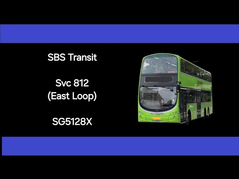 Mini Bus Ride on SG5128X - Service 812 (East Loop)