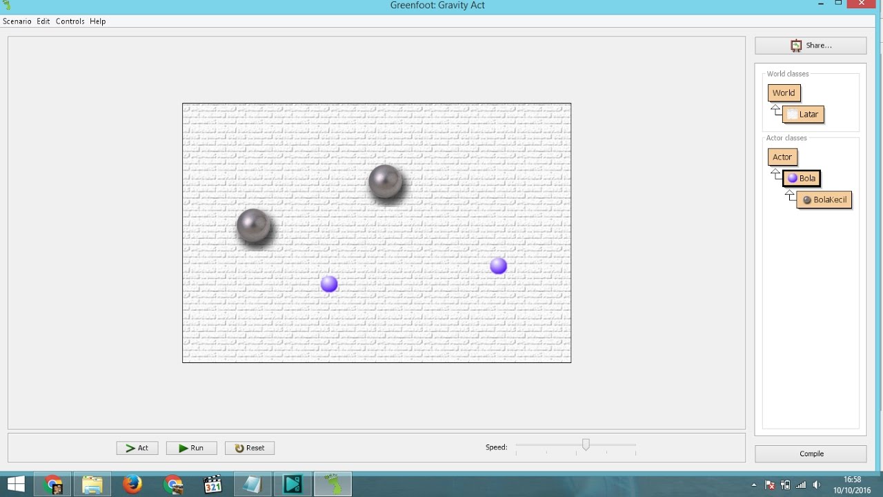 How to Make Simple Gravity Physics Simulation with Greenfoot