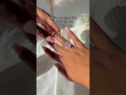 Hailey Bieber's Wedding Ring Set Inspired!