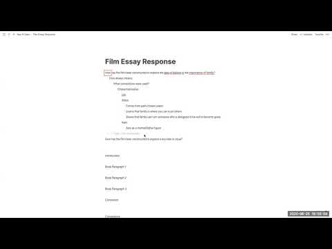 Film Study- How to write english essays for Films/Movies