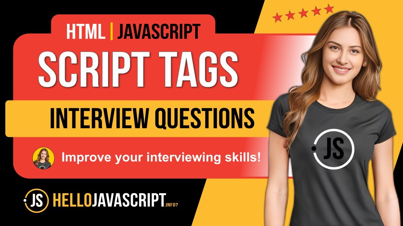 HTML Script Tag: JavaScript Interview Questions & Answers #javascript