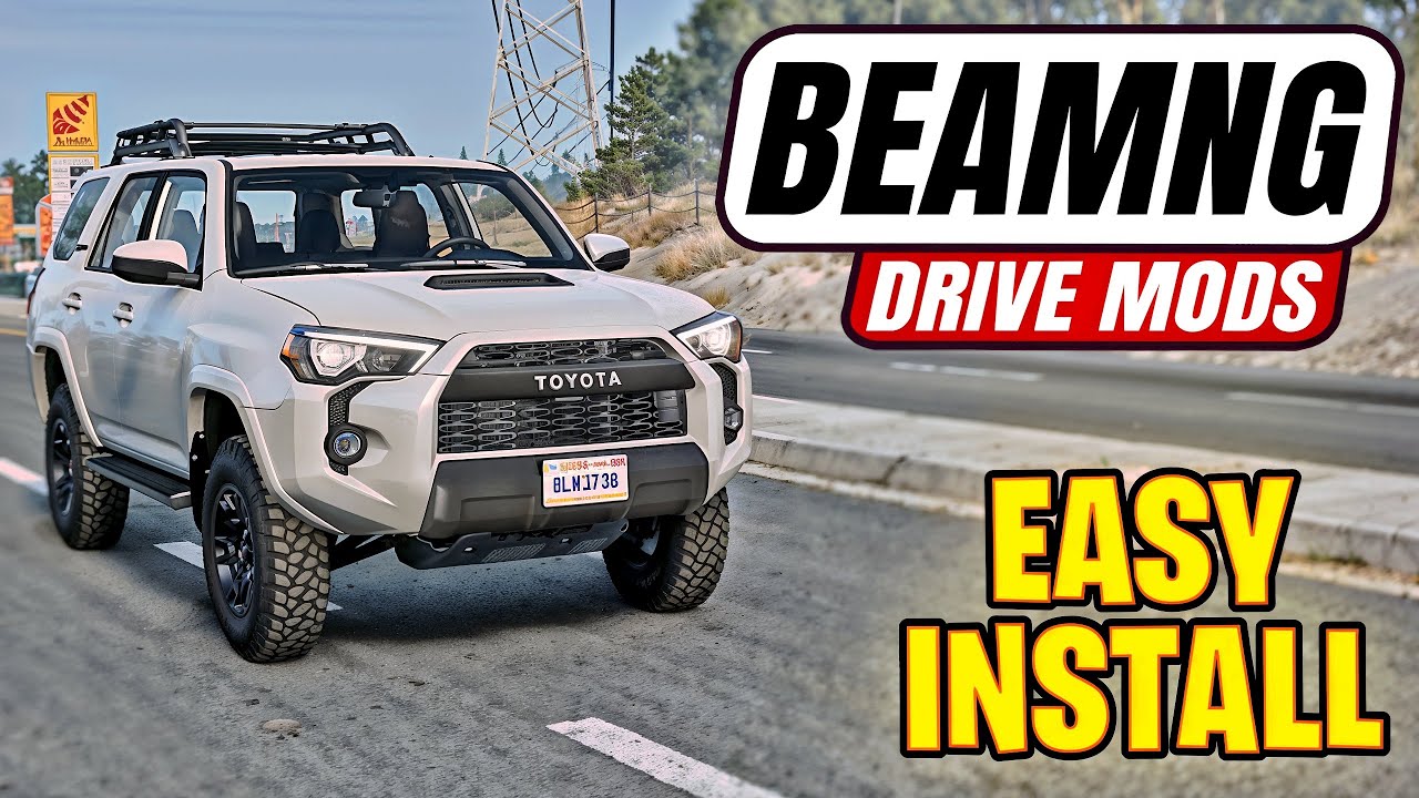 BeamNG Drive Mods Installation Guide 2026 | Cars + Maps Tutorial