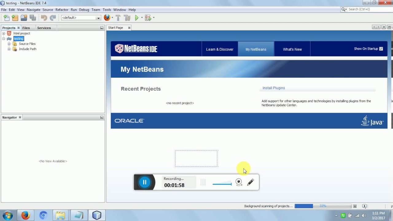 How to make hello world file in php using netbeans