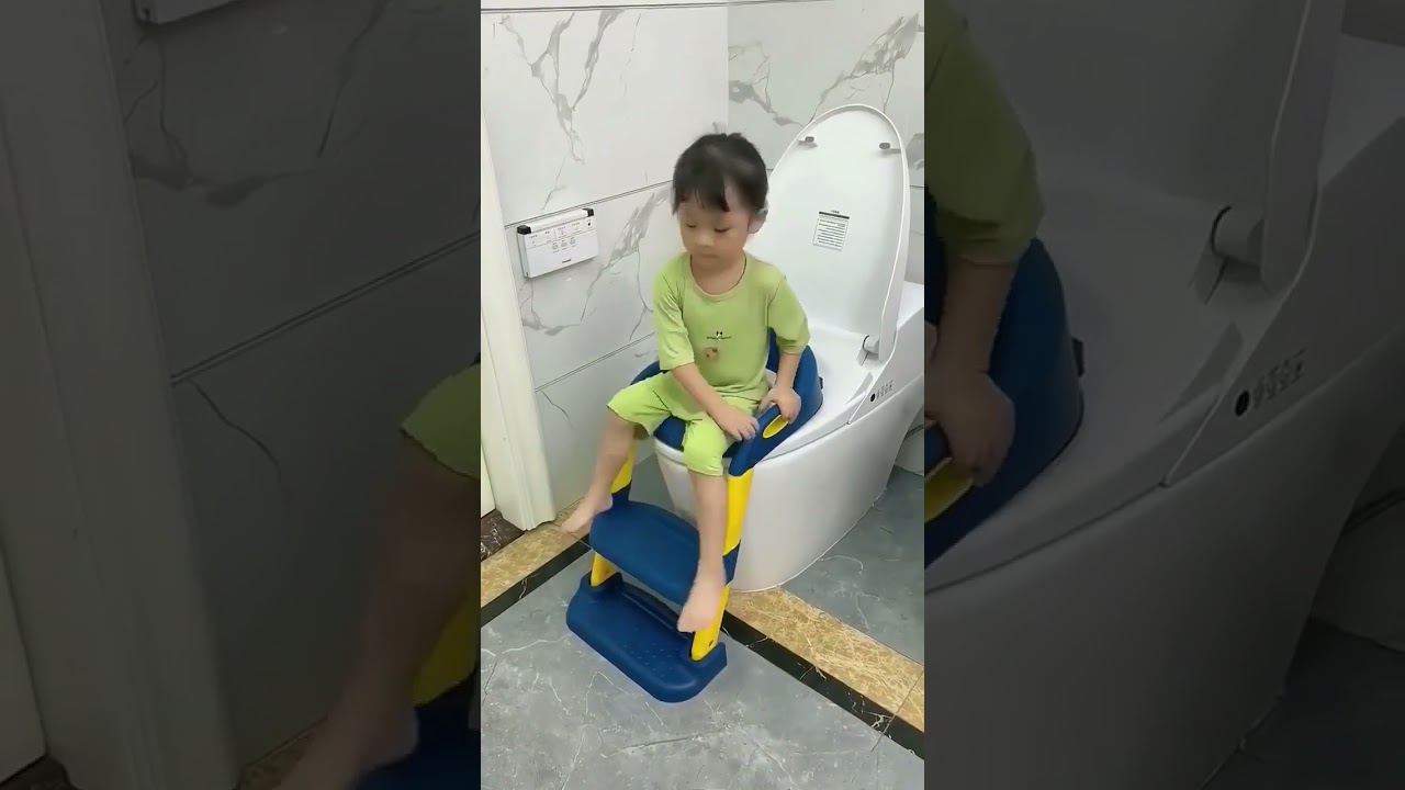 Children's step toilet seat