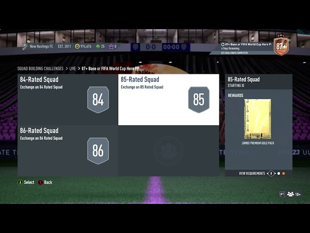 FIFA 23 87+ Base or FIFA World Cup Hero SBC - How to complete, estimated cost, and more