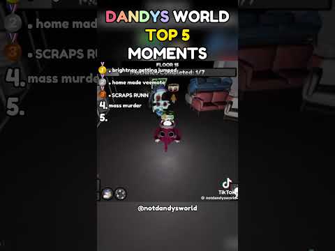 Top 5 Moments #15 | Dandy’s World #roblox #dandysworld #dandysworldroblox #dandysworldmeme