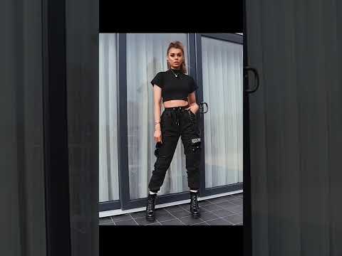 cargo pants for girls | outfit ideas for girls | pants for girls | #shorts #outfit #womensfashion