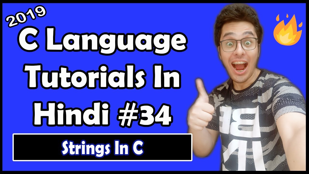 Strings In C: C Tutorial In Hindi #34
