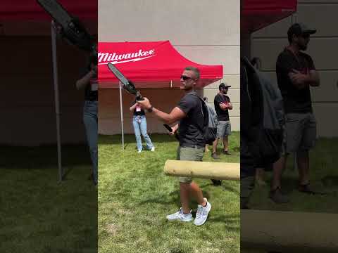 Most Powerful Pole Saw on the Market #shorts #milwaukeetool