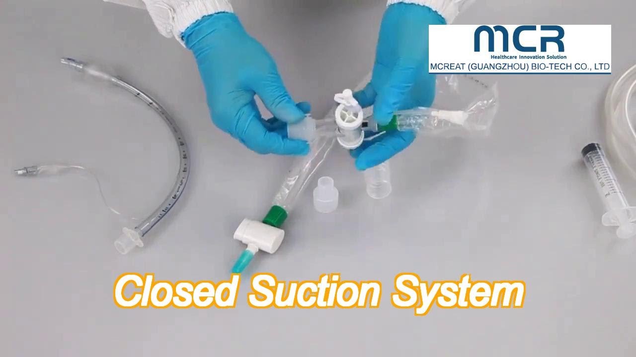 disposable closed suction catheter medical equipment csc l type 24h iso fda