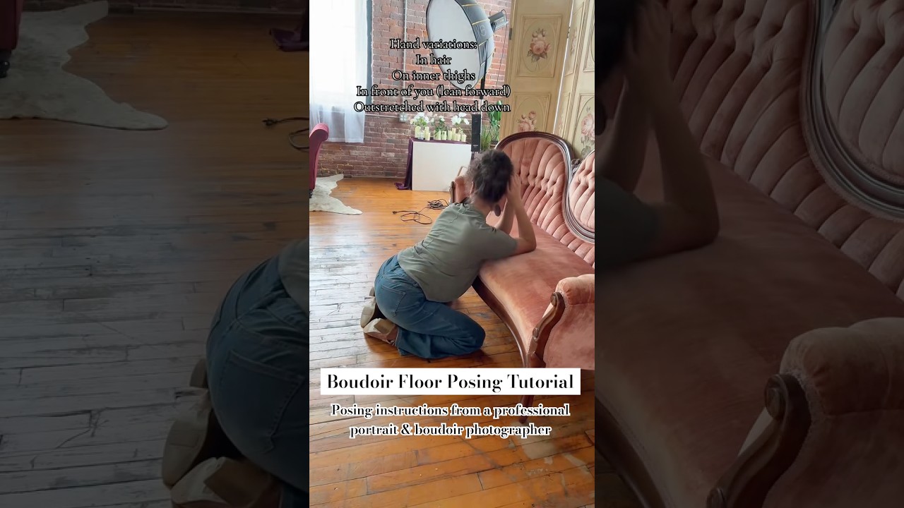 Boudoir Posing Tutorial: How To Pose On The Floor