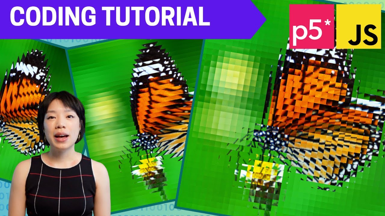 p5.js Coding Tutorial | Distorted Reflections (scale function)