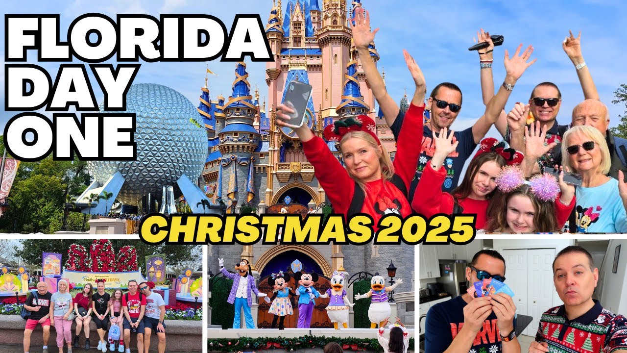Disney World at Christmas With the Family | Magic Kingdom & Epcot | December 2025