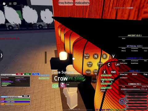 Gambling 800 robux on curse and clan spins jujutsu chronicles