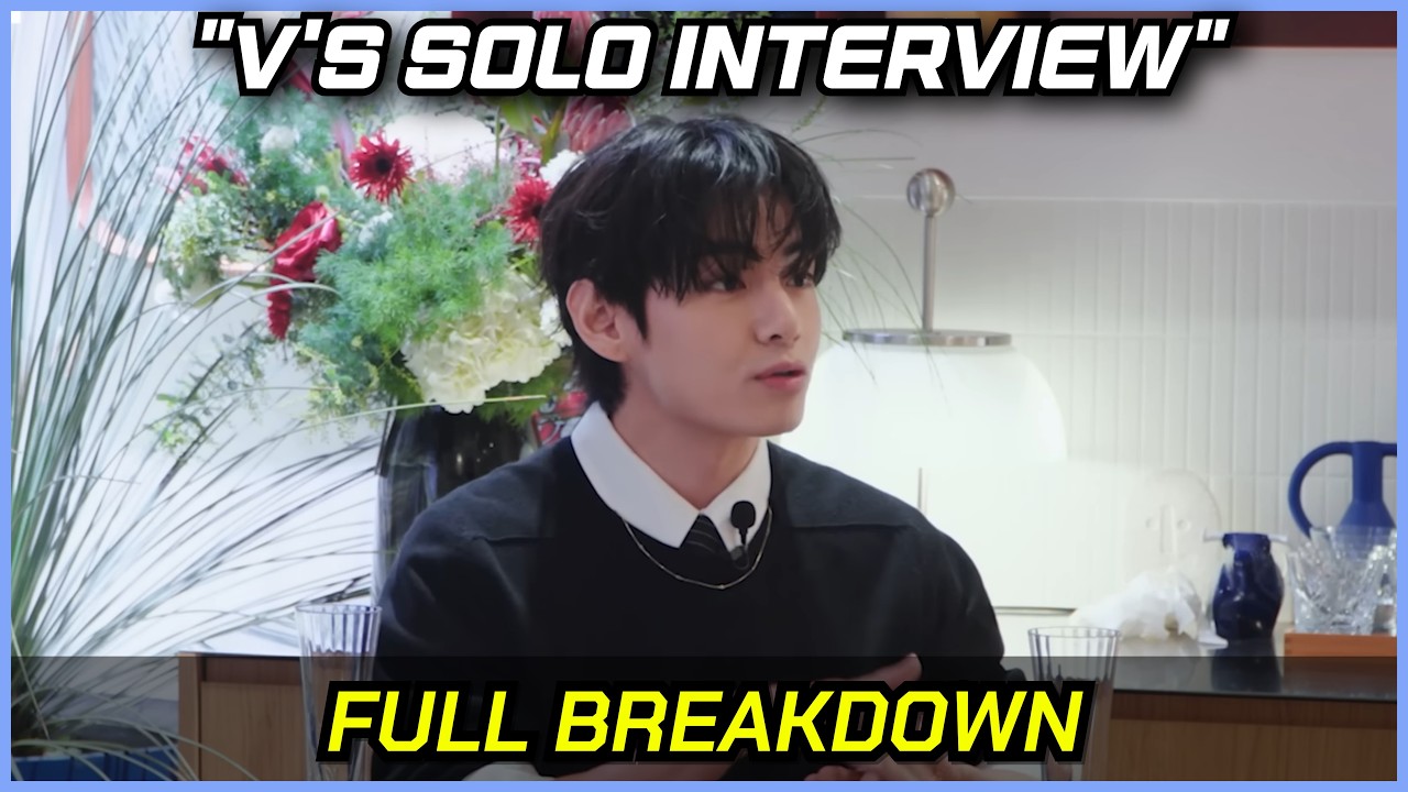 Everything BTS V Said in His First Solo YouTube Interview (Full Breakdown)