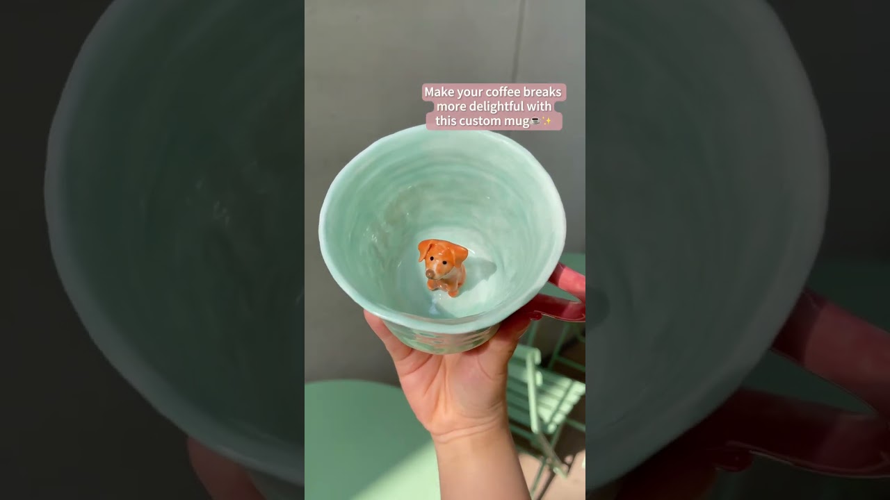 Custom your pet in this handmade mug🥹💖
