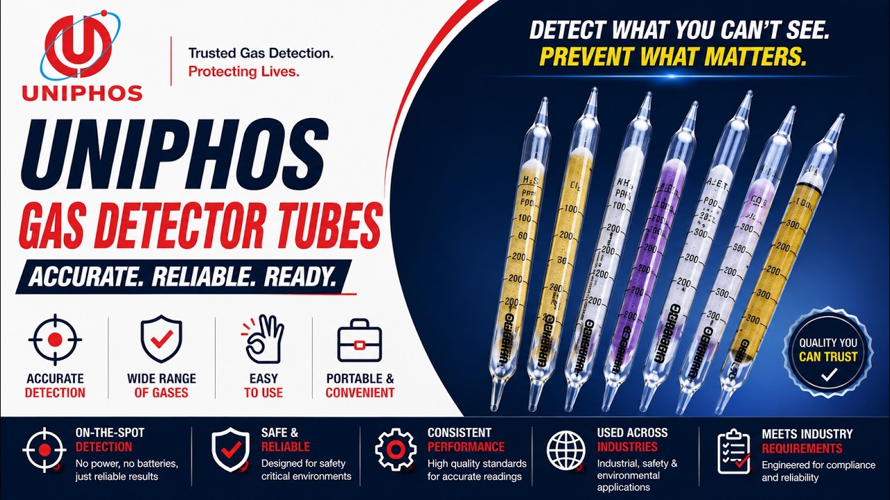 Uniphos Gas Detector Tubes | Accurate & Reliable Gas Detection