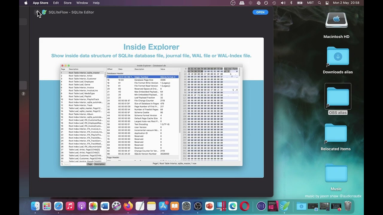 SQLiteFlow SQLite Editor Manage your SQLite databases Developer Tools App [MAC]