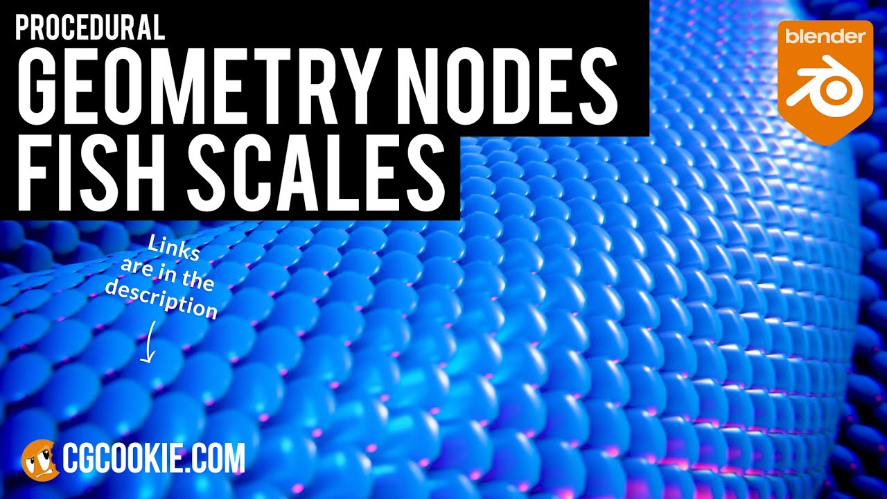 Fish Scales in Blender: How to Cover Any Object With Scales (Geometry Nodes)