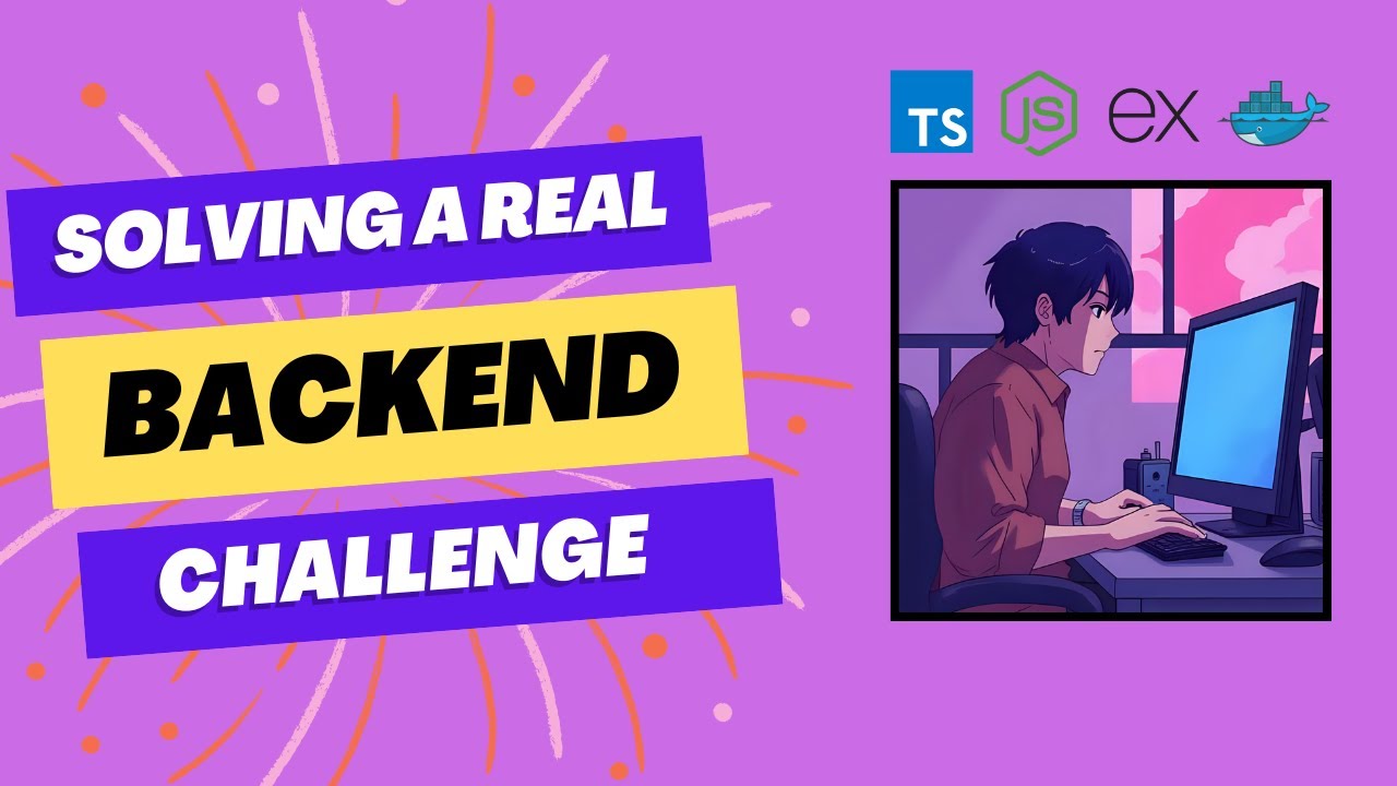 SOLVING a REAL BACKEND CODING CHALLENGE | NODE.JS, TYPESCRIPT, DOCKER