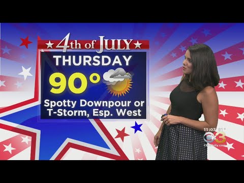 Philadelphia Weather: Fourth Of July Fireworks Forecast