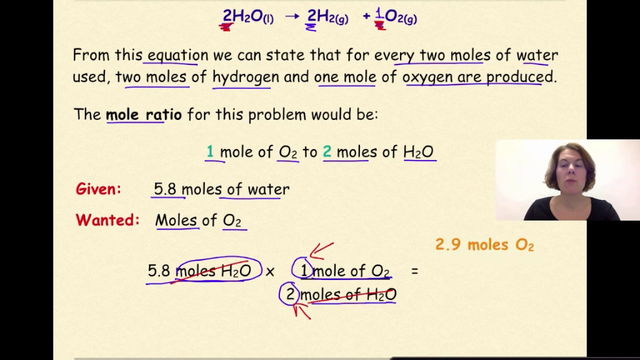 Mathematics of Chemistry 2 Mole to Mole Conversions