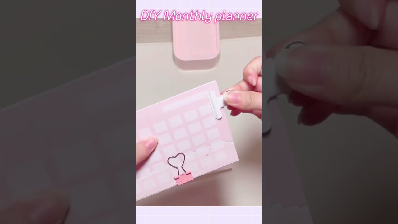 DIY Sanrio Monthly Planner/memo/calendar - Printable #shorts
