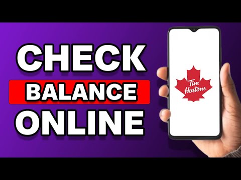 How To Check Tim Hortons Gift Card Balance Online