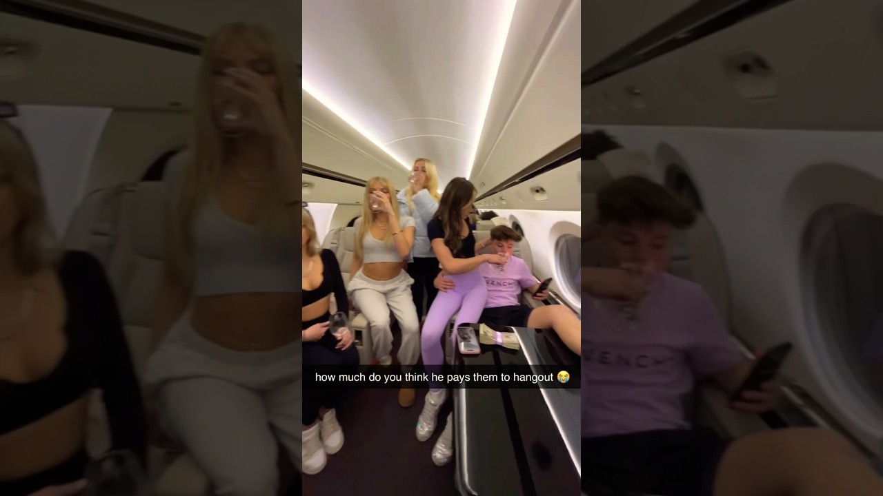 Jack Doherty Takes Girls On Private Jet! @michellexscott @AuroraJayy ​⁠