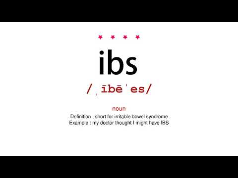 How to pronounce ibs - Vocab Today