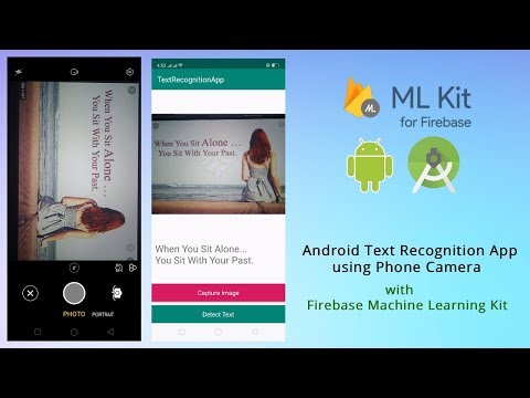 Learn Android Text Recognition from Camera Android Studio Tutorial Text Recogniser using ML KIT ...