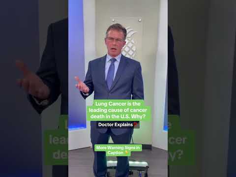 Lung Cancer is the leading cause of cancer death in the U.S - doctor explains why! #shorts