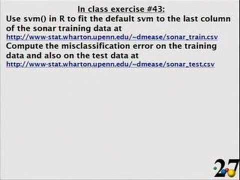 Statistical Aspects of Data Mining (Stats 202) Day 12