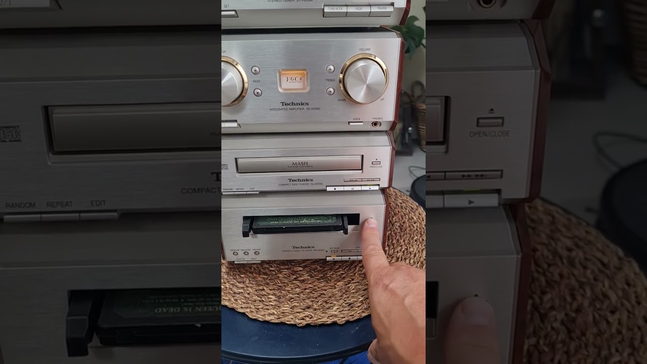High End Technics HiFi Separates Stereo Stack System Speakers SE-HD560 + Remote