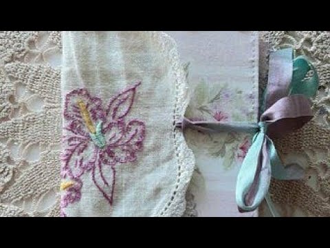 Tilly | Shabby Chic Junk Journal | Pastel Purple and Aqua