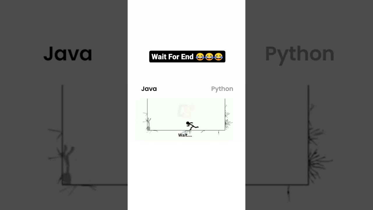 Java vs Python 🤣 #java #python #codinglover #coder #codinglife #funny