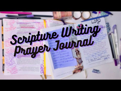 Scripture Prayer Journal Entry