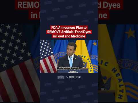 🚨BREAKING: FDA announces action to remove artificial food dyes from food and medicine in America