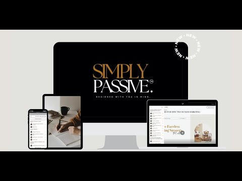 Simply Passive Digital Course With MRR #digitalmarketing #digitalproducts #howtoselldigitalproducts