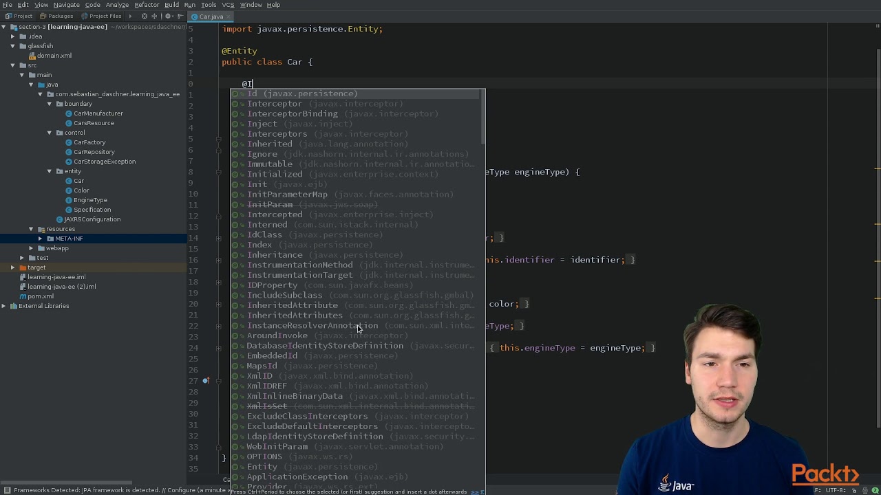Learning Java EE 8: Mapping domain entities with JPA| packtpub.com