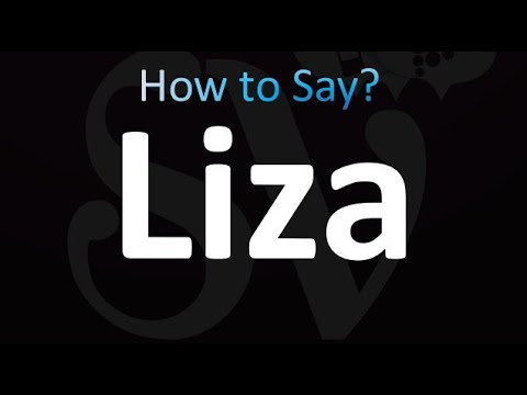 How to Pronounce Liza (correctly!)