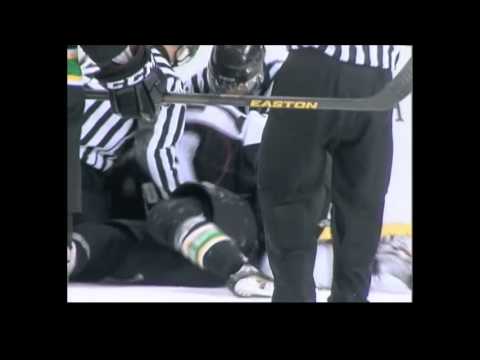 Jayden Hart vs. Jason Trott, January 30, 2013 - Prince Albert Raiders ...