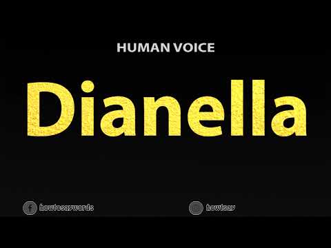 How To Pronounce Dianella