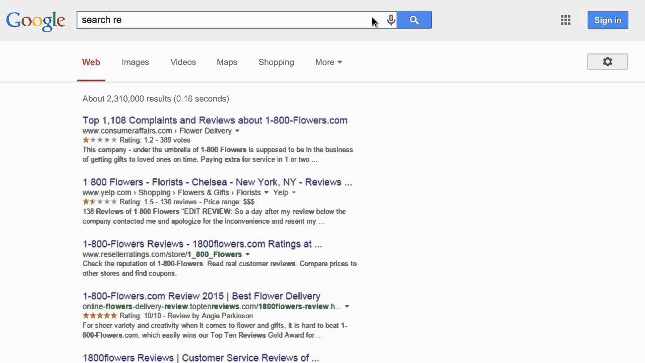 Search Engine Reputation Management Services