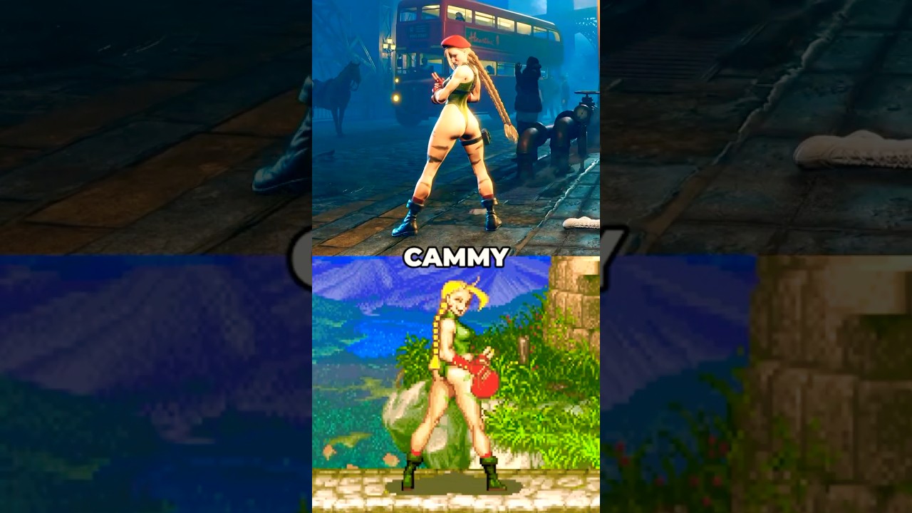SF2 vs SF6 Victory Pose Comparison #streetfighter #shorts