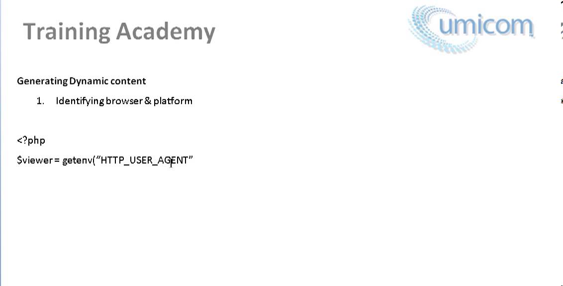 Part 42: Learning Programming (PHP Web Development) - Identifying browser and platform