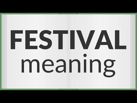 Festival | meaning of Festival