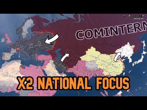 x2 National Focus Speed | HOI4 Timelapse