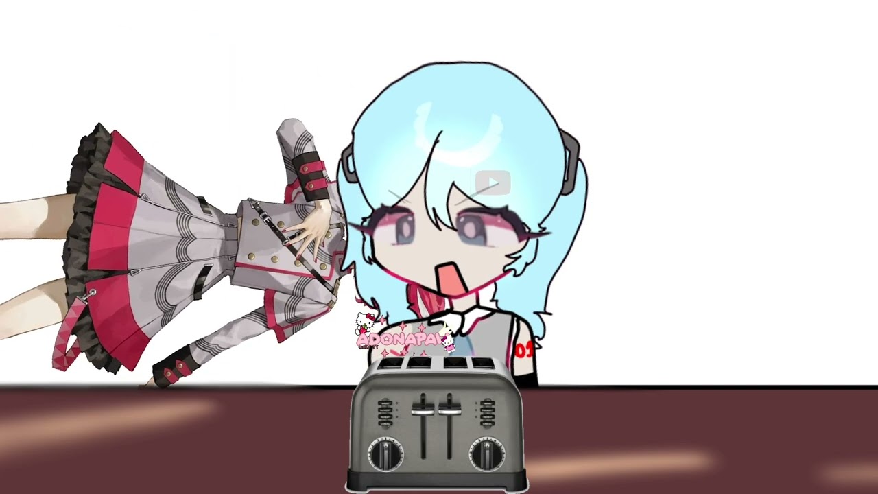 Talkloids be like: The broken toaster (Meloloid) #vocaloid #talkloid #mmd