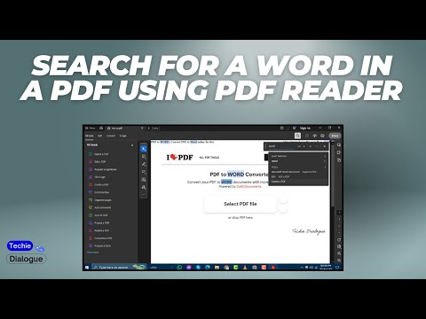 How To Search for a Word in a PDF Using Any PDF Reader